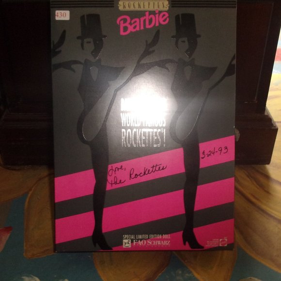 Barbie | Toys | Barbie Doll Fao Schwartz Rockettes Autographed Signed ...